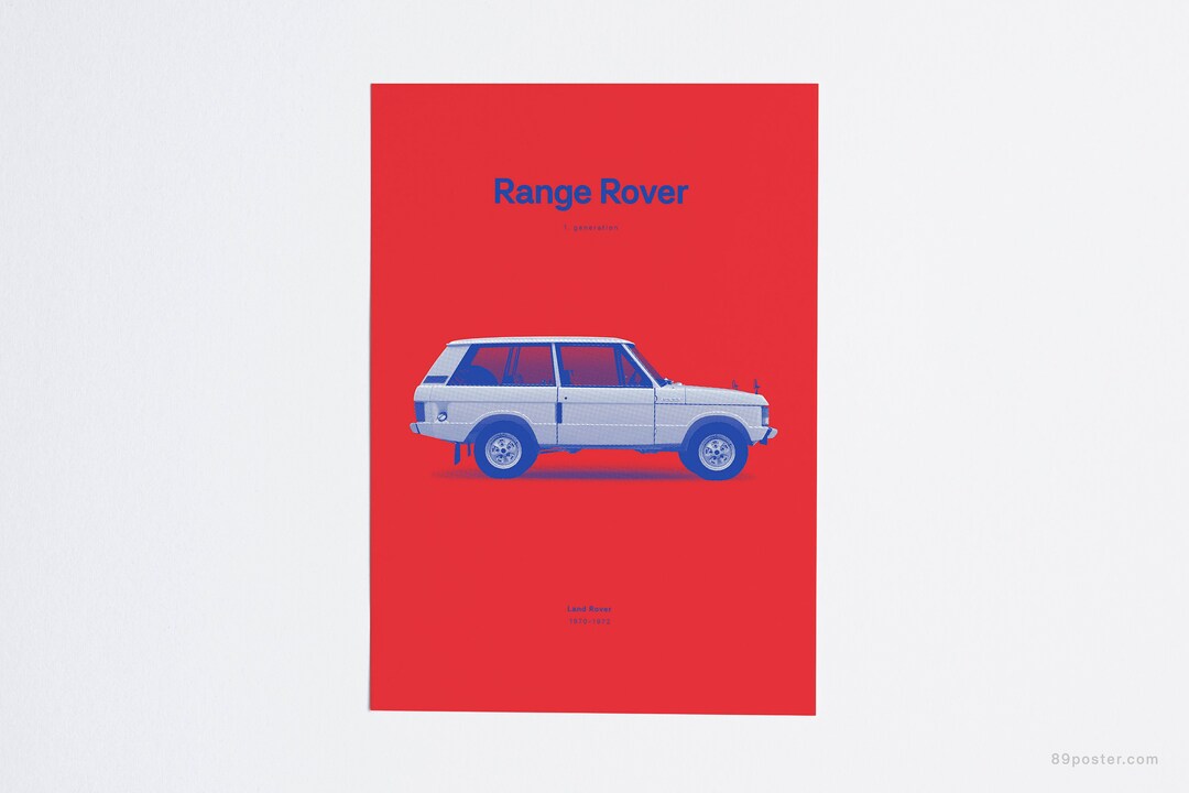 Land Rover - Range Rover 1st Generation - Handmade Silkscreen Car ...