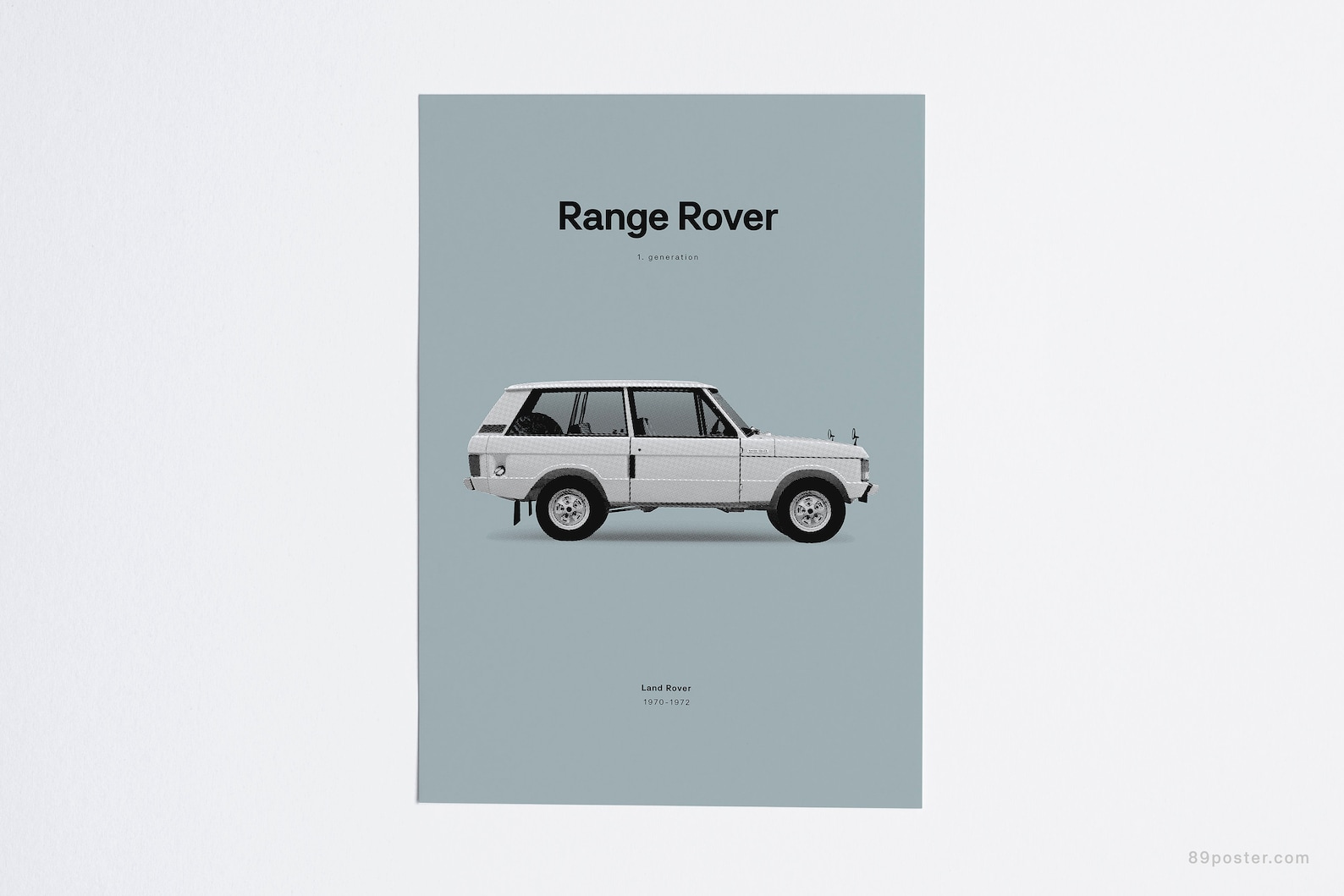 Land Rover - Range Rover 1st Generation - Handmade Silkscreen Car ...