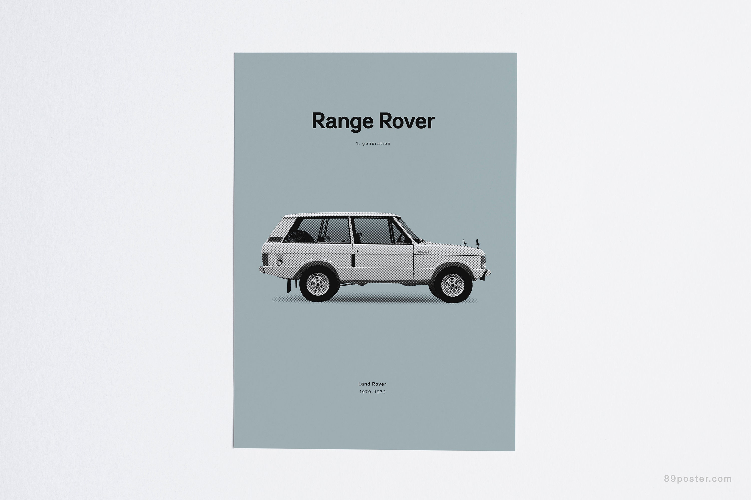 Land Rover - Range Rover 1st Generation - Handmade Silkscreen Car ...