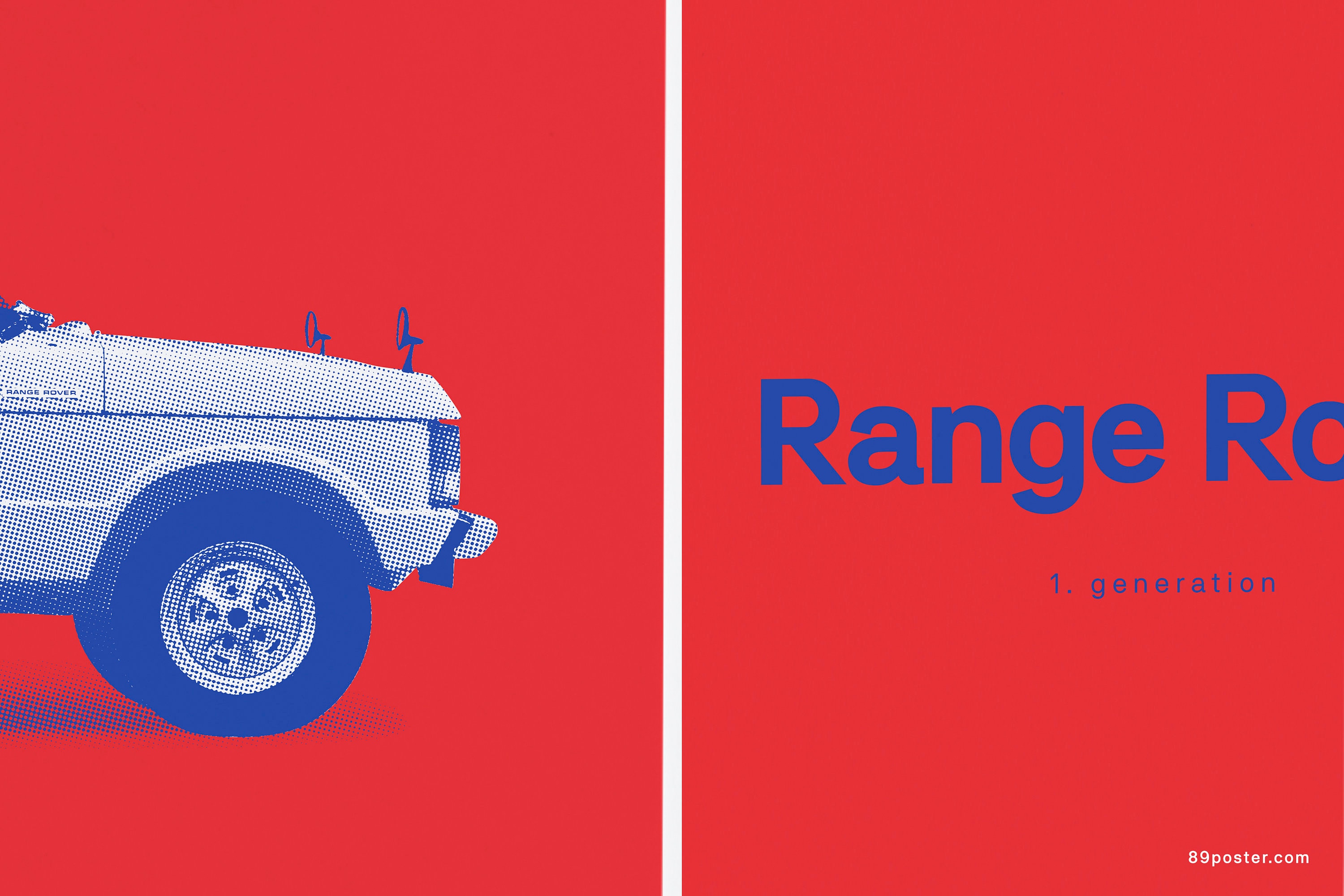 Land Rover - Range Rover 1st Generation - Handmade Silkscreen Car ...