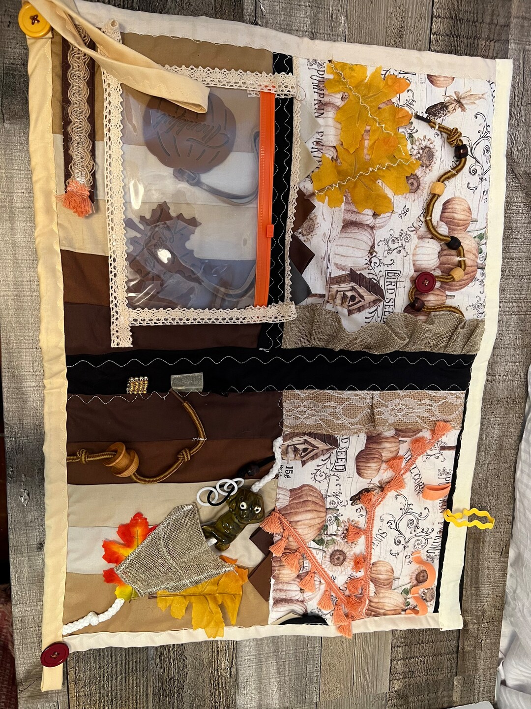 Fidget Quilt Fall Colors With Frog - Etsy