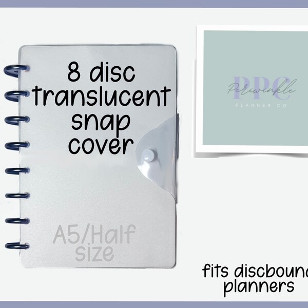 Discbound Cover Half Letter Size - Etsy
