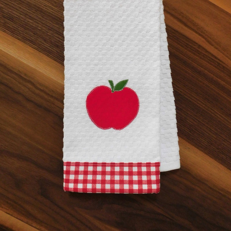 Applique Tea Towel - Etsy