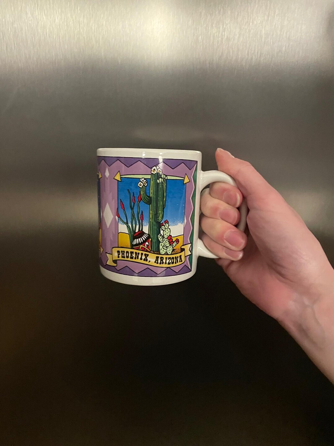 Vintage Phoenix Arizona Desert Scene Mug - Etsy