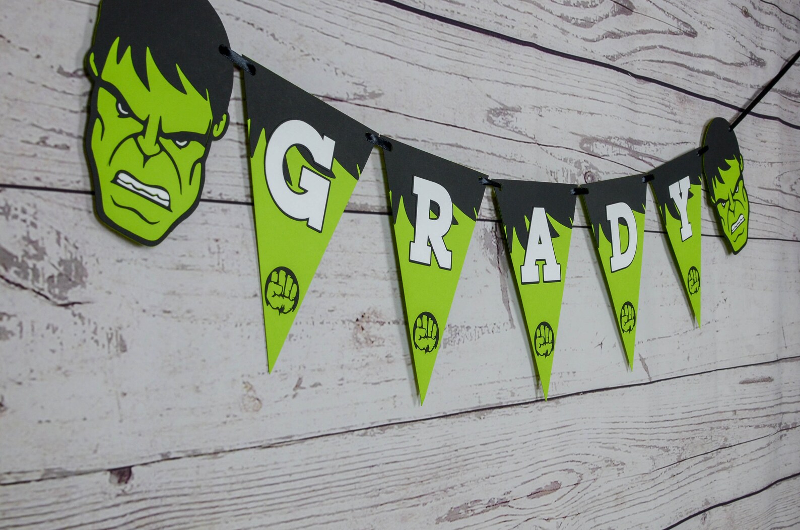 Hulk Personalized Banner Hulk Party Hulk Birthday | Etsy