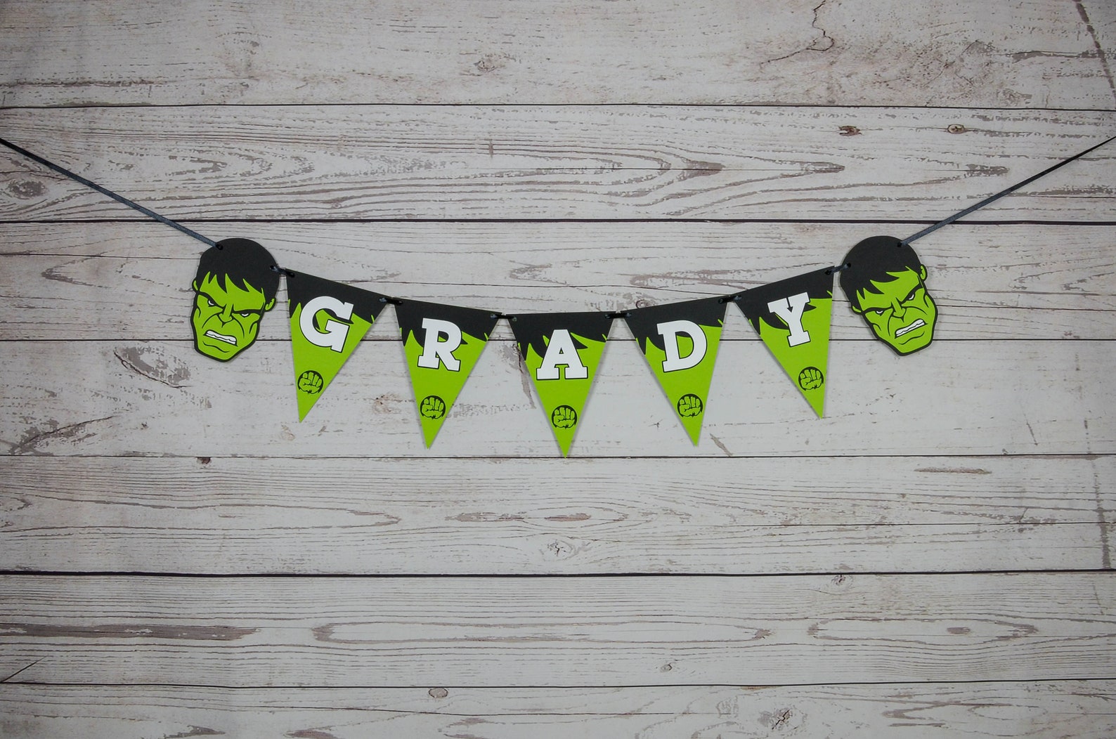 Hulk Personalized Banner Hulk Party Hulk Birthday | Etsy