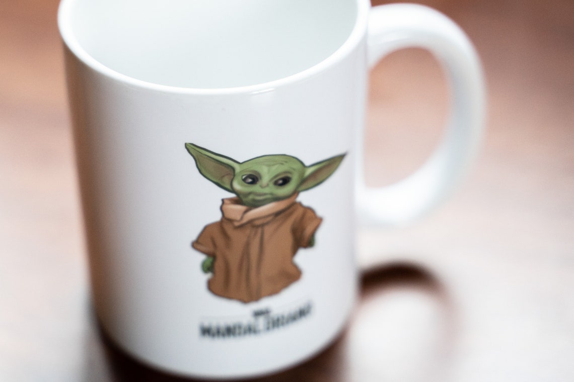 Grogu // Mug Grogu // Mug Star Wars // Baby Mandalorian Mug // - Etsy