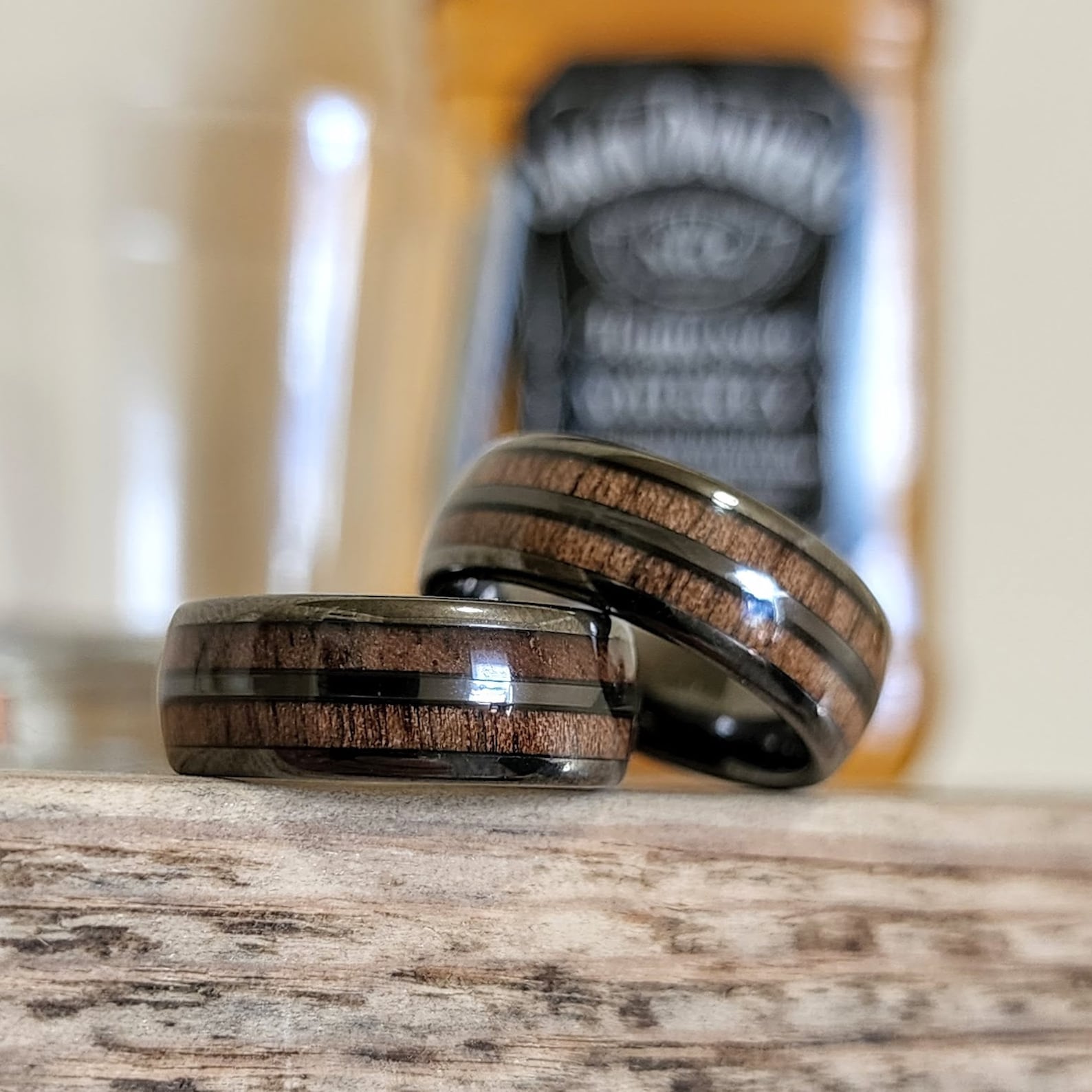 Whiskey Barrel Wedding Bands