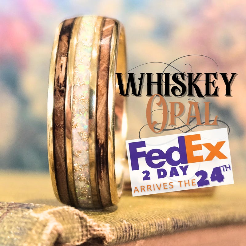 Whiskey Opal Womens Ring - Etsy