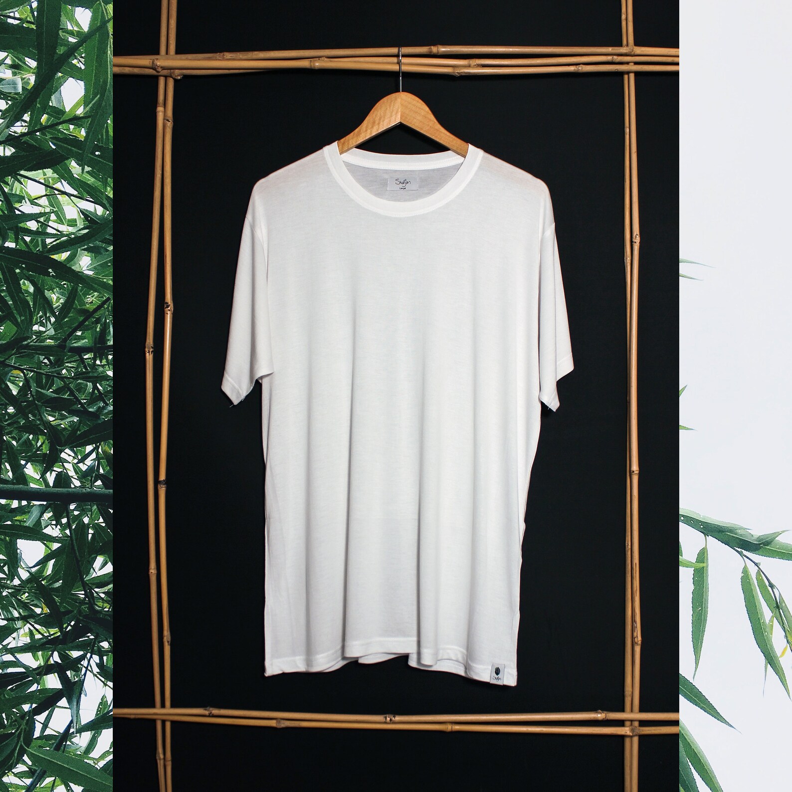 Bamboo T-shirt 100% Organic and Sustainable Natural White | Etsy