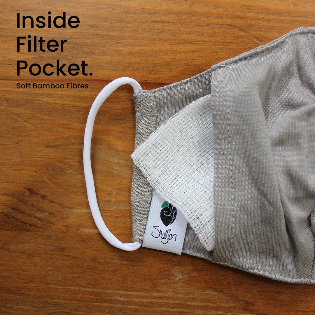 Good Vibes Only 3-layer Bamboo & Organic Cotton Facemask Good - Etsy