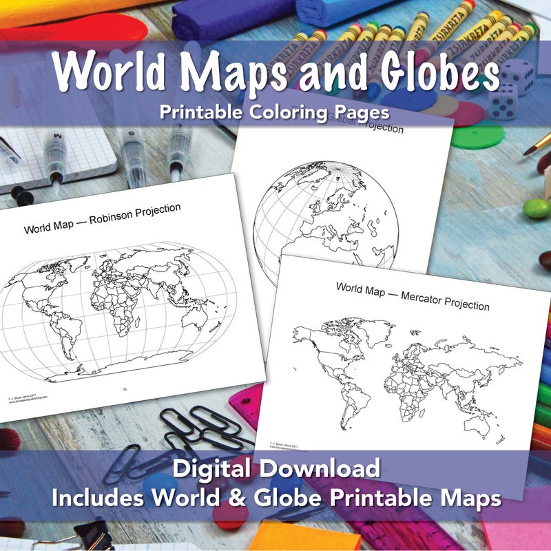 Black Blank Globe - Etsy