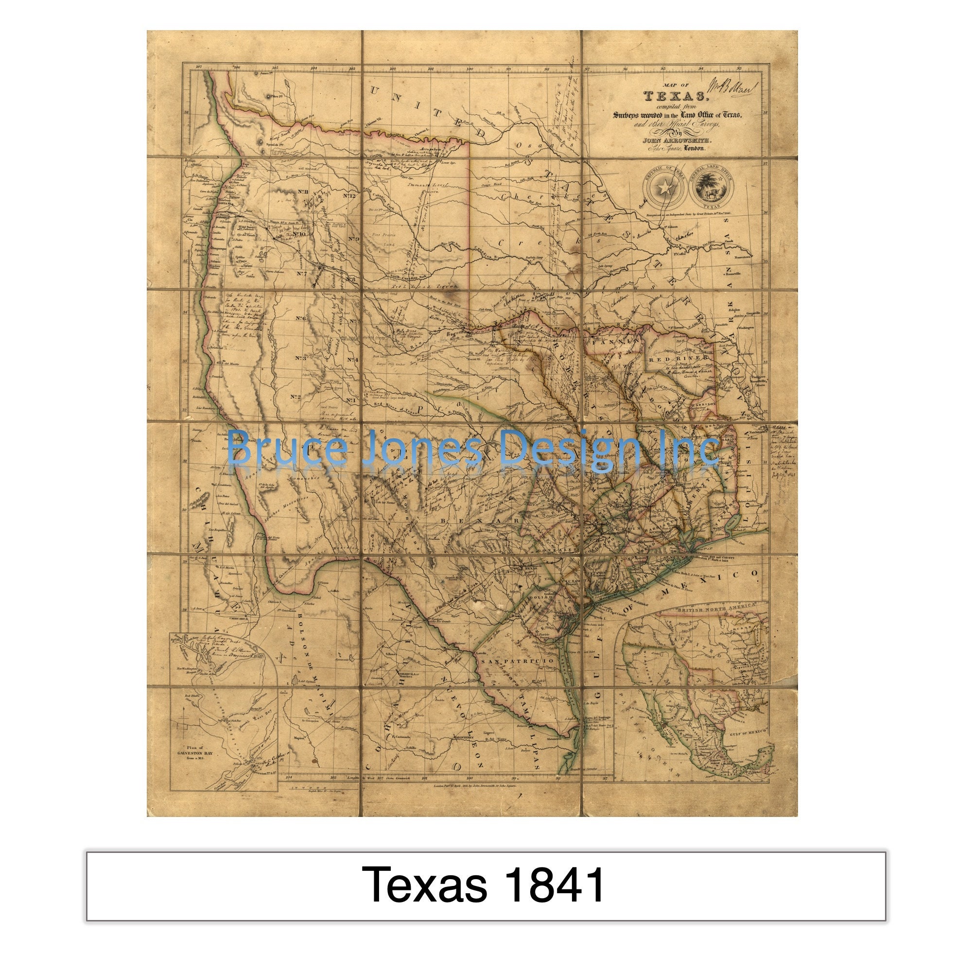 Vintage Texas Map Digital Paper - High Res Digital Instant Download JPG ...