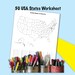 USA 50 States Printable PDF Maps | Activity Sheets and Coloring Pages ...