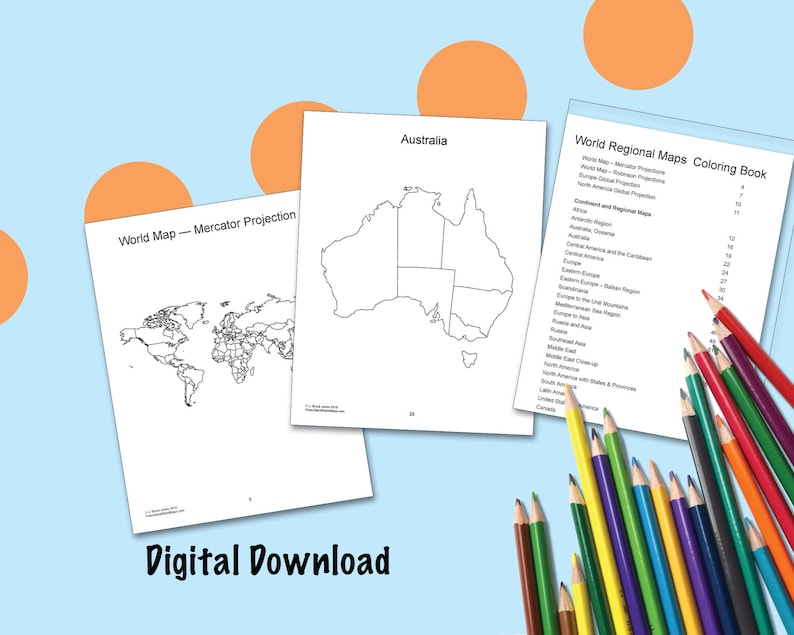 World Regional Maps PDF Printable Coloring Pages, Blank, Outline Maps ... World Regional Maps PDF Printable Coloring Pages, Blank, Outline Maps ...
