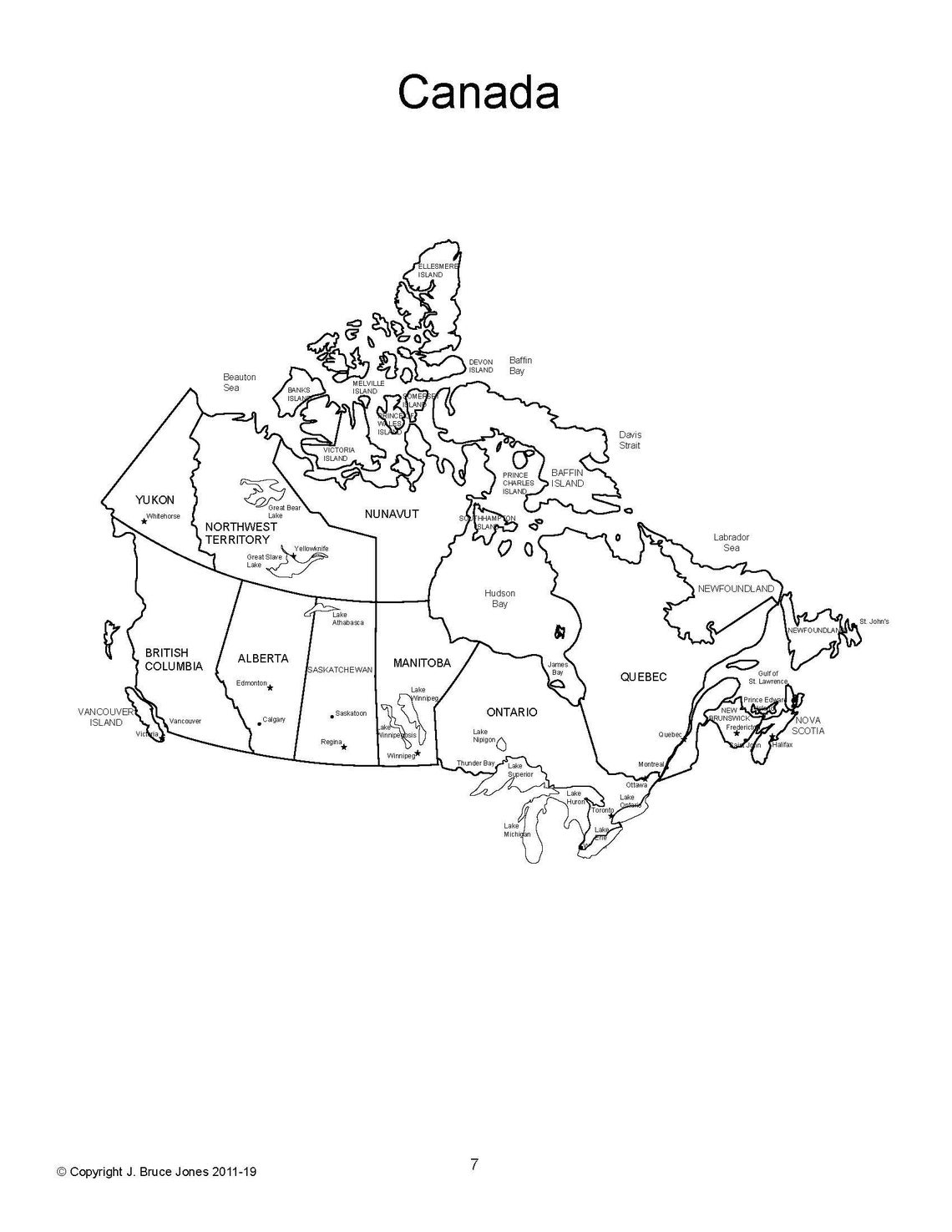 USA Maps and the 50 USA States PDF Map Coloring Book Blank - Etsy