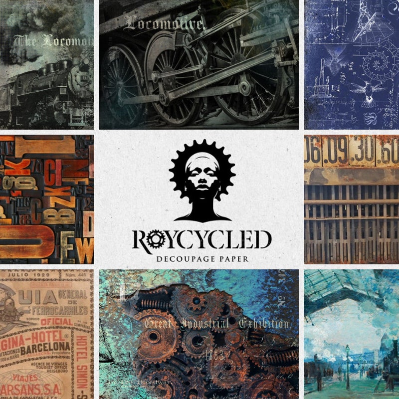 Roycycled Decoupage Paper - Etsy