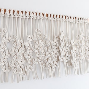Zig Zag Pattern Macrame Wall Hanging - Etsy