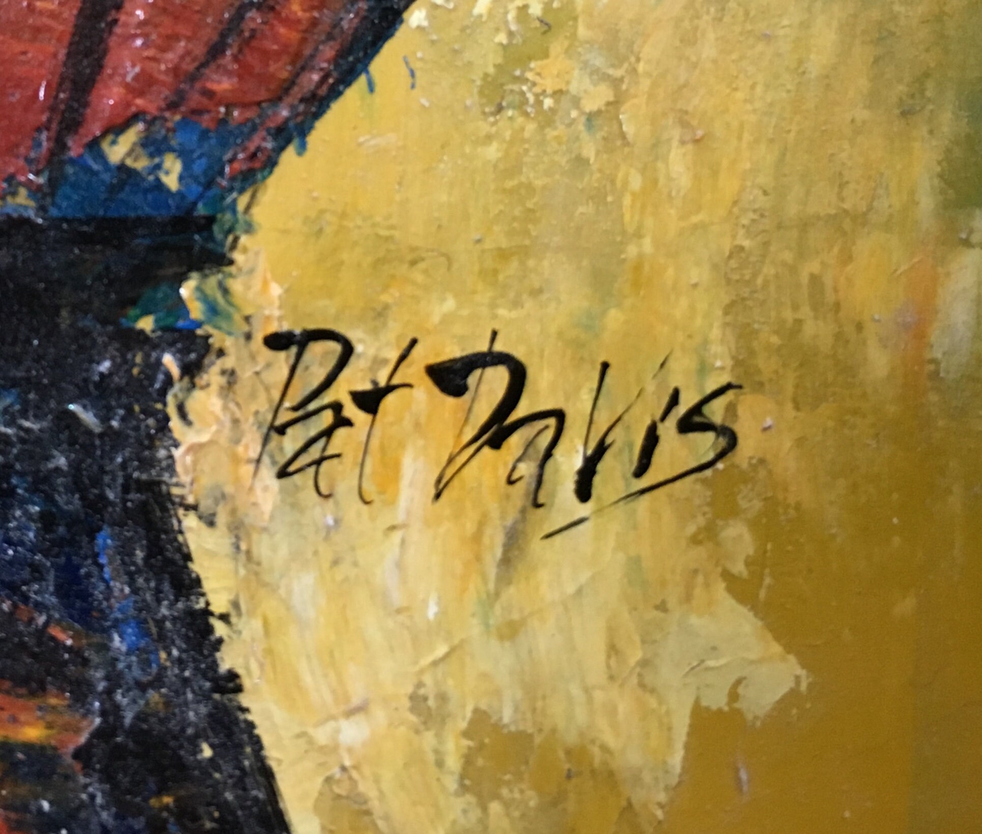 Pat Davis Oil Painting 5X7 Encased With a Mat and Frame - Etsy