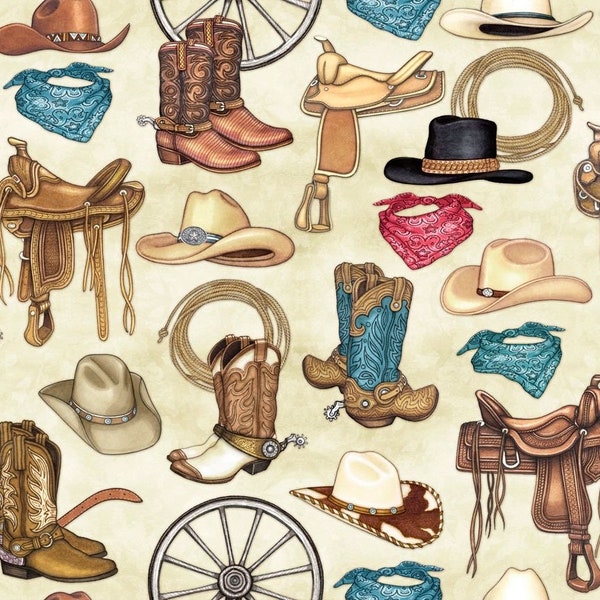 Western Fabric by the Yard - Etsy