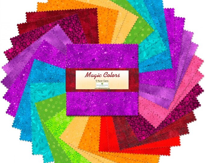 Magic Colors Layer Cake 10 Inch Squares by Wilmington Print Quilting ...