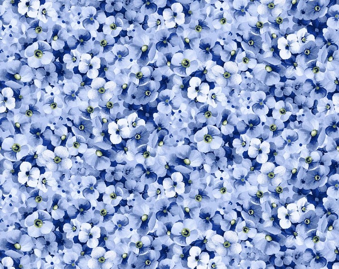 Blue Packed Flowers From the Wildflower Collection 10643B by Maywood ...