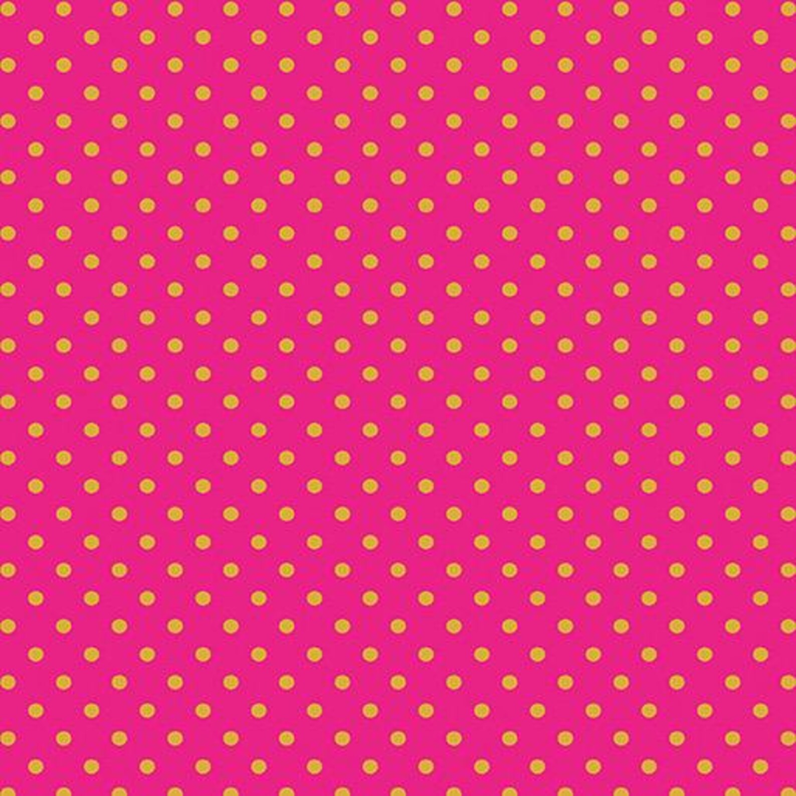 Fuchsia Background With Metallic Gold Dots by Benartex Premium Quilting ...