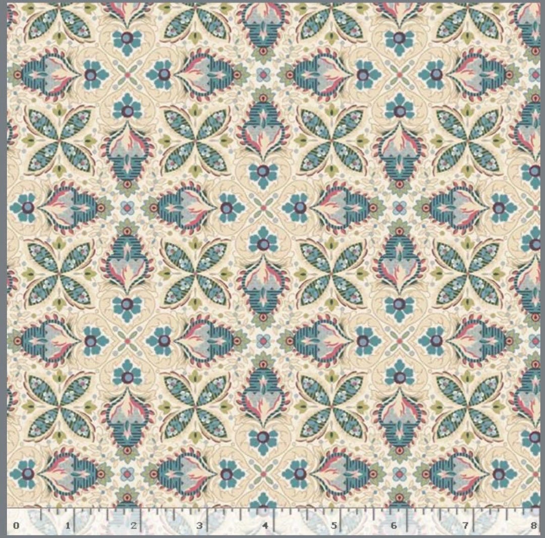 Midnight Meadow Tile Geo Cream Designed by the SMITHSONIAN INSTITUTION ...