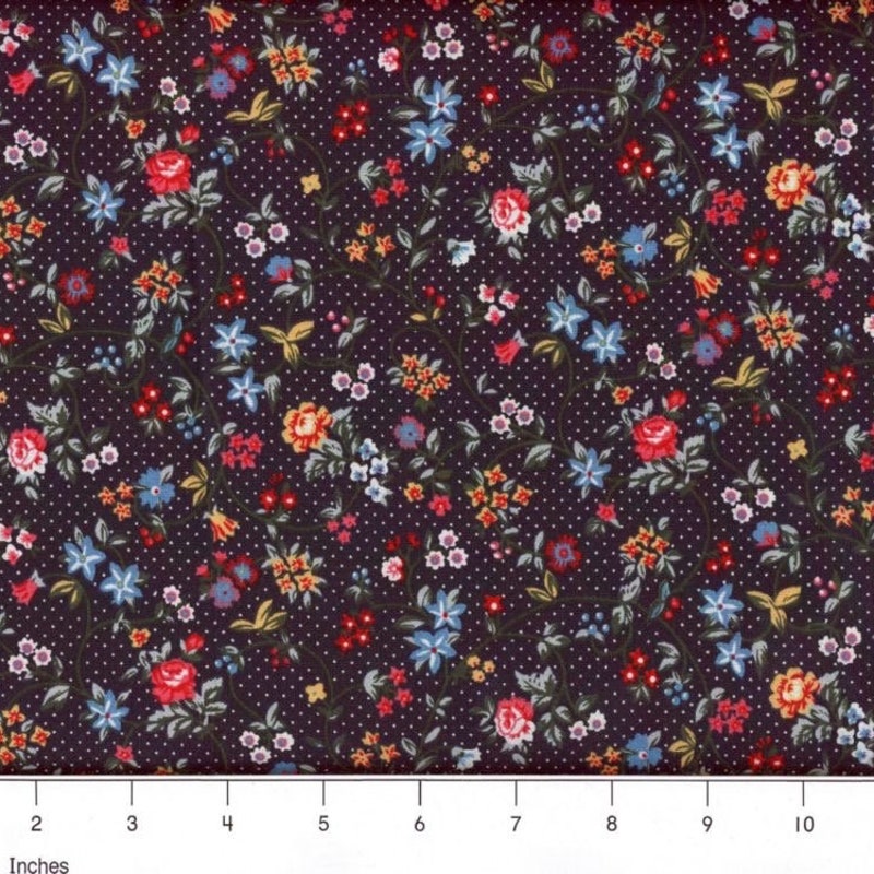 Calico Floral Background - Etsy