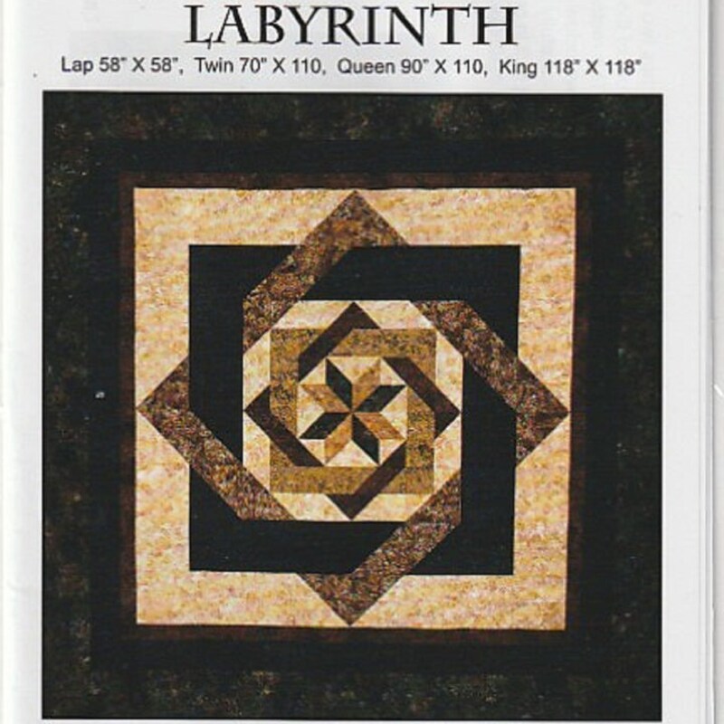 Labyrinth Quilt Pattern - Etsy
