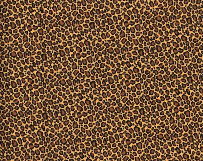 Very Small Leopard Print Cotton Fabric Animal Prints - Etsy