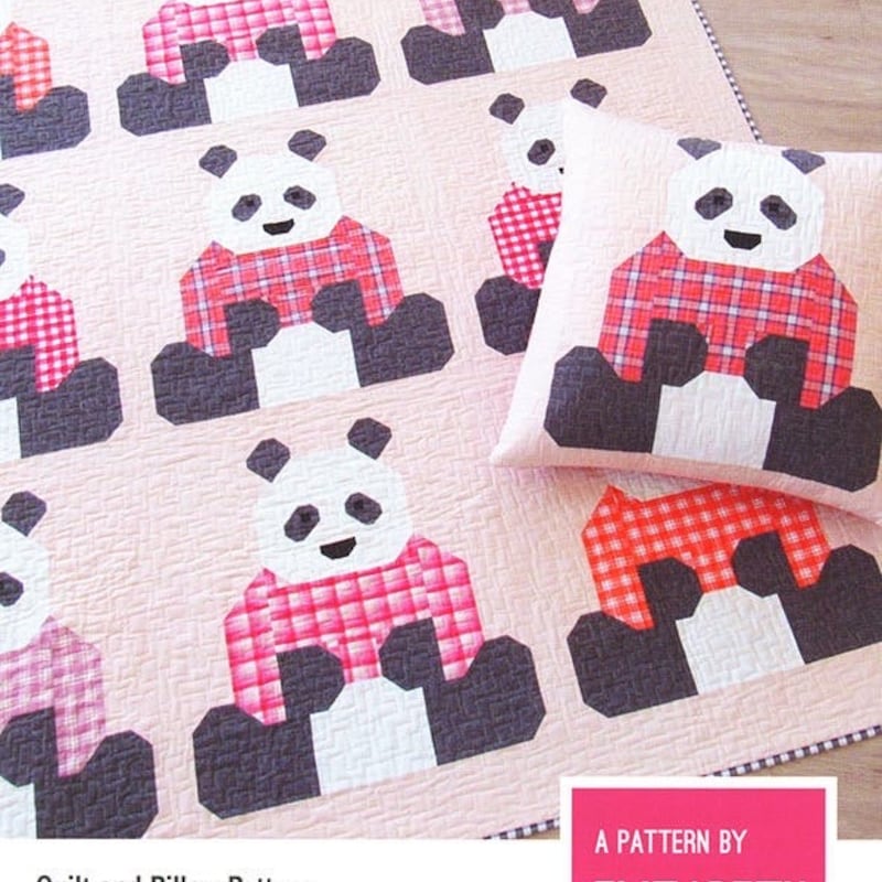 Panda Quilt Patterns - Etsy
