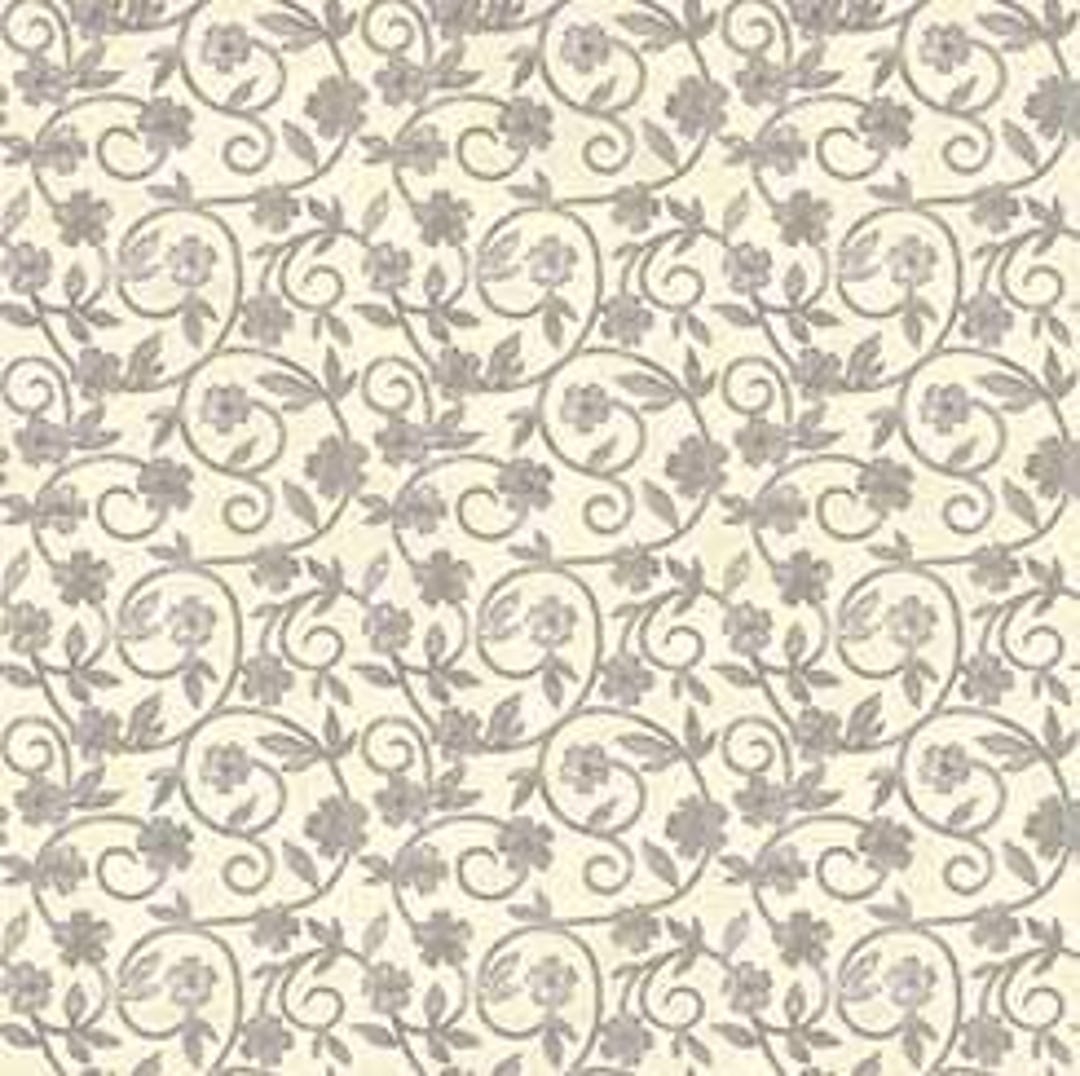 Rejoice Scrolls in Cream by QT Fabrics Fabric by the Yard Premium ...