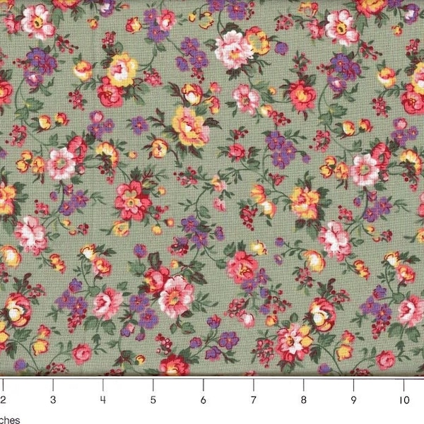 Calico Fabric - Etsy