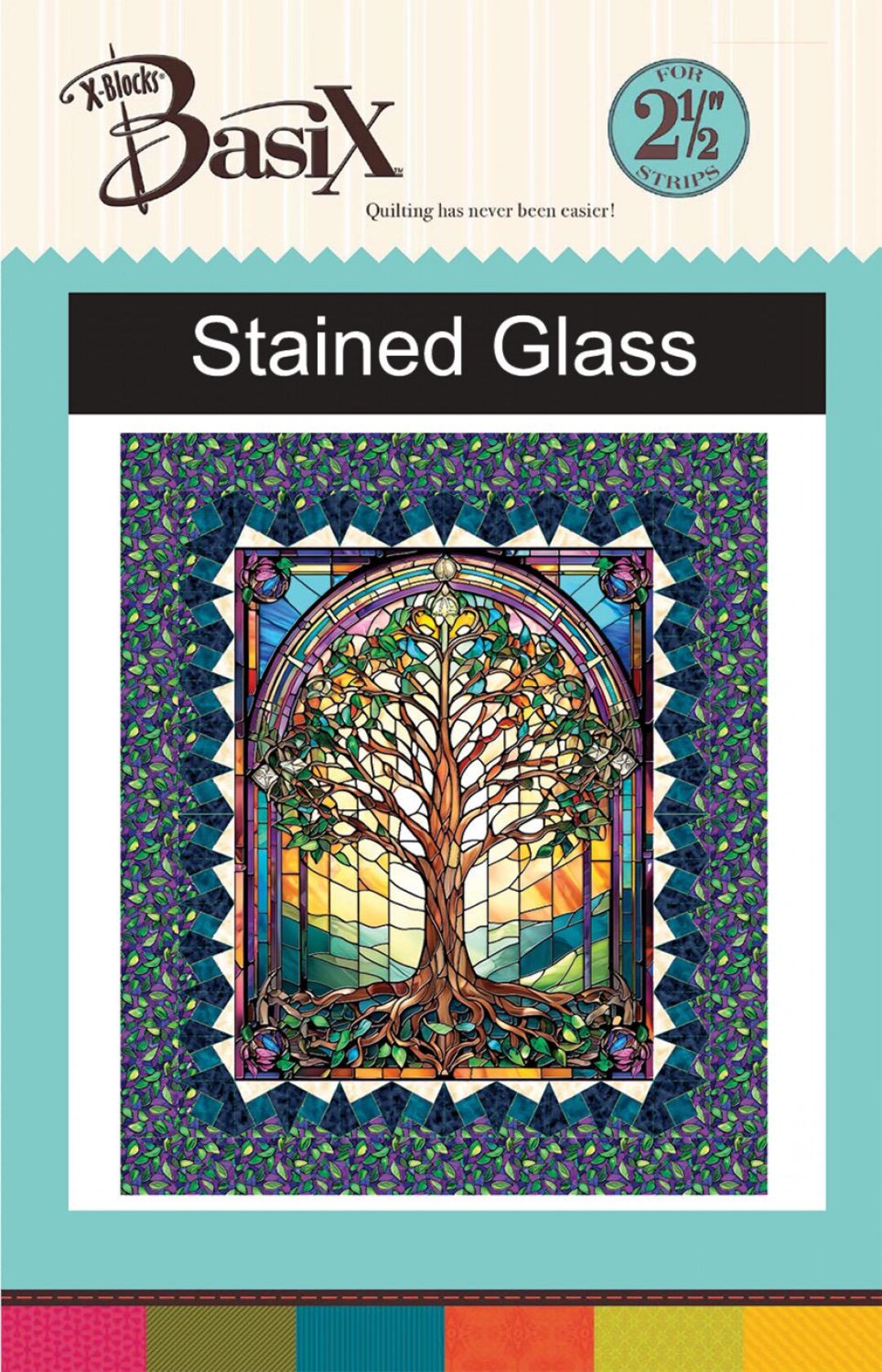 Stained Glass Pattern Tree of Life Featuring QT Fabrics Tree of Life ...