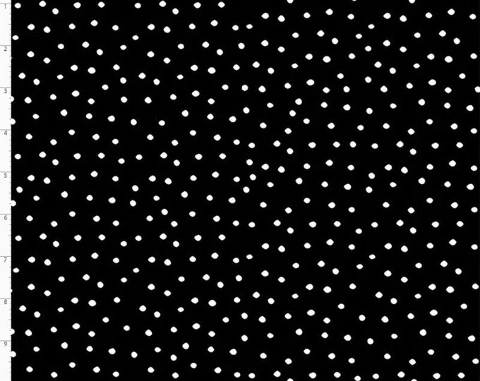 Dinky Dots in Black With White Dots by Loralie Harris for Loralie ...