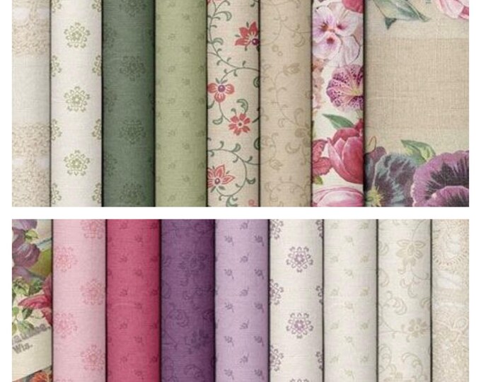 Cottage Lace Fat Quarter Bundle by Marcus Fabrics Premium Quilting ...