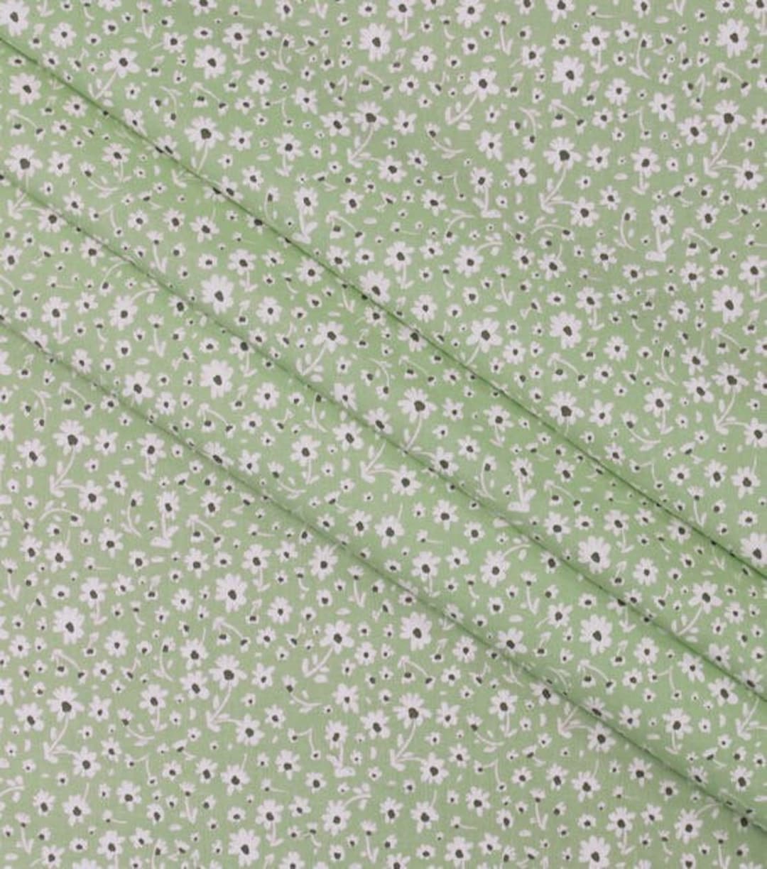 Simple Life Simple Floral Sage Keepsake Calico Cotton Fabric - Etsy