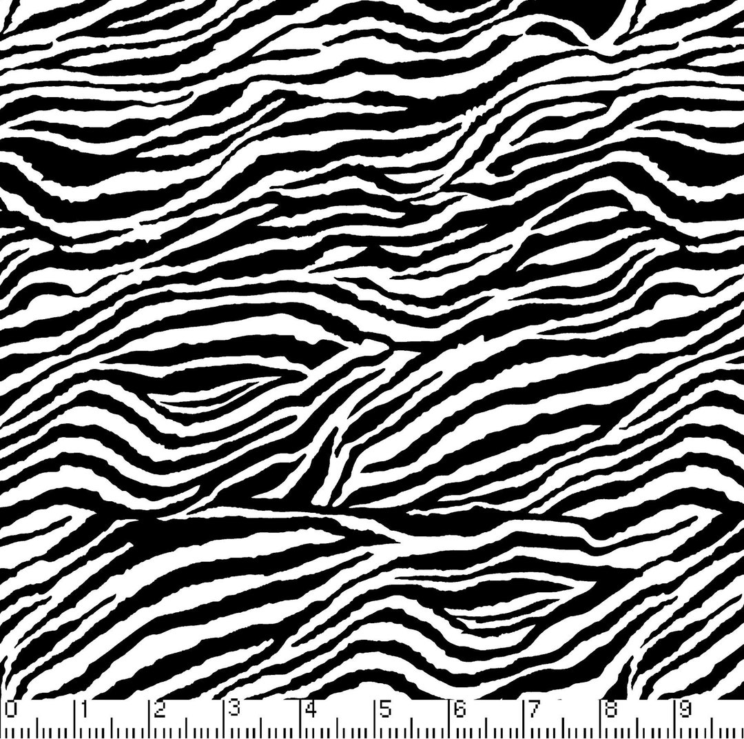 Small Zebra Cotton Fabric Animal Prints - Etsy