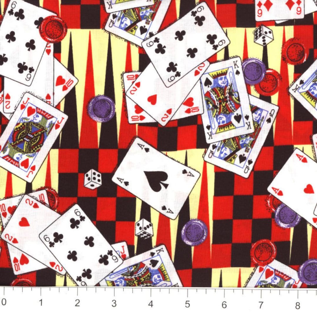Board Games Cotton Fabric Premium Quilting Cotton Fabric Continuous Cut ...