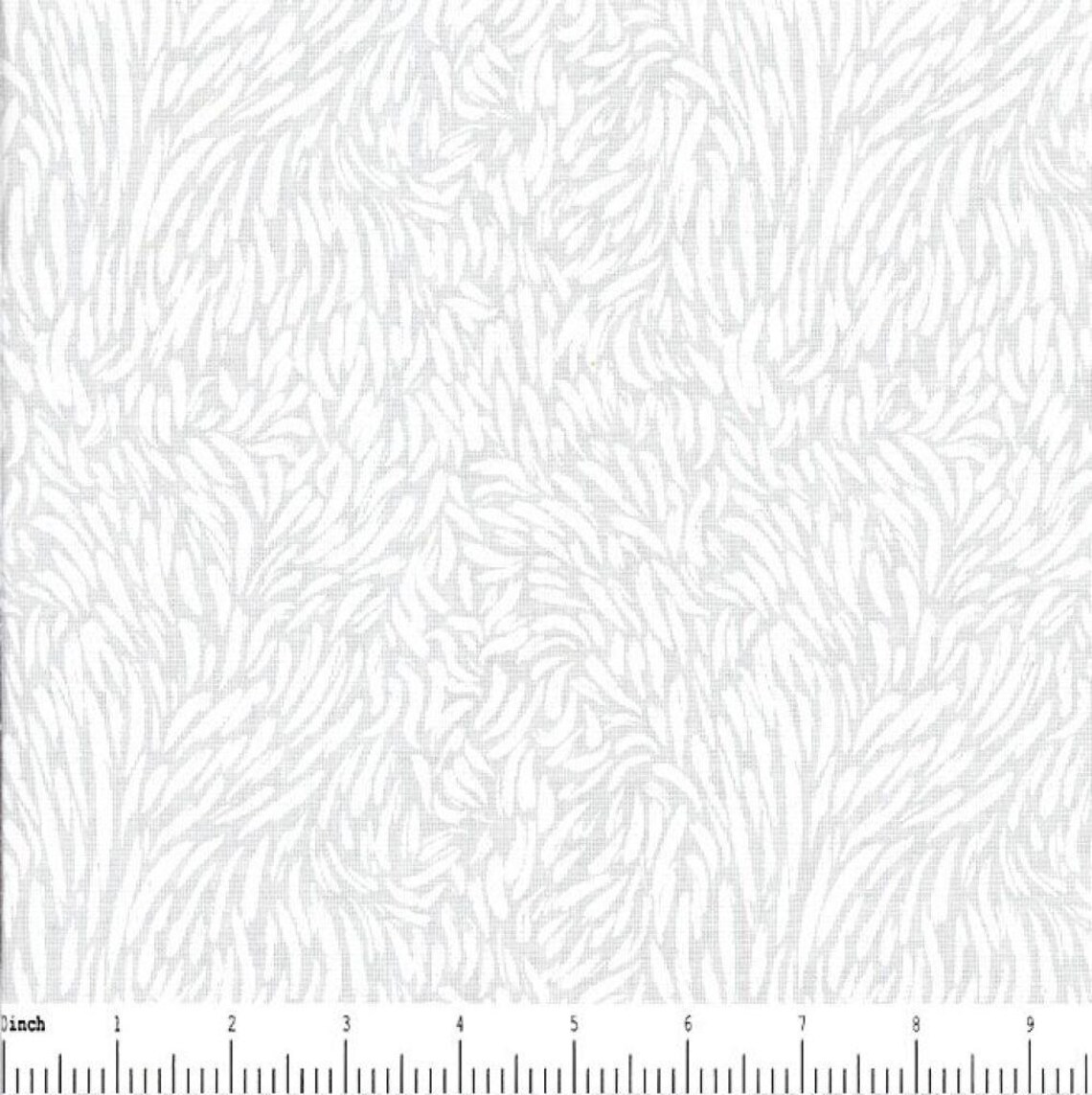 White on White Strokes of White Quilting Cotton Fabric White Tonal ...