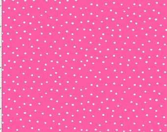 Dinky Dots White Dots on Red Cotton Fabric by Loralie Designs - Etsy