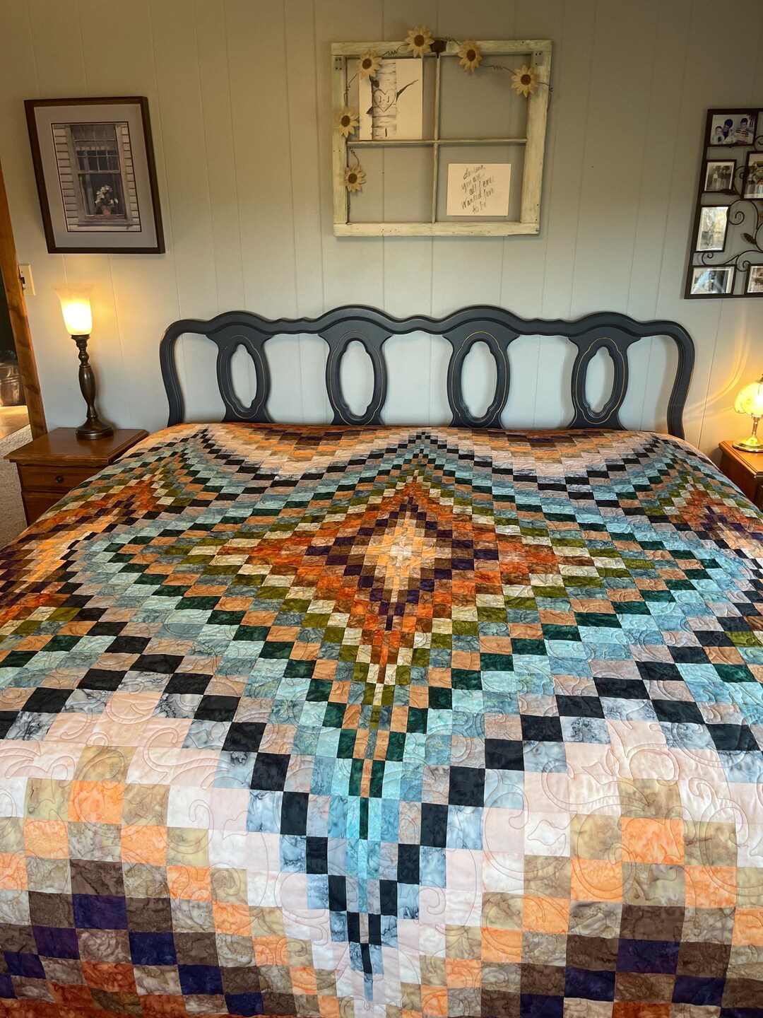 Southwestern Arabesque Quilt King Size - Etsy