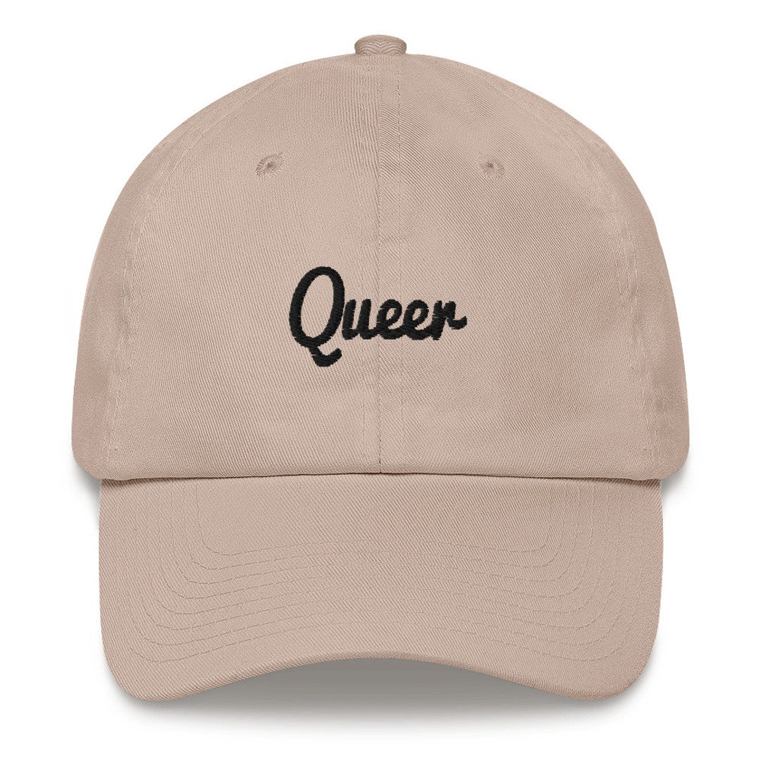 Queer Cursive Dad Hat - Etsy
