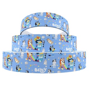 Bluey Inspired Grosgrain Ribbon - Etsy Australia