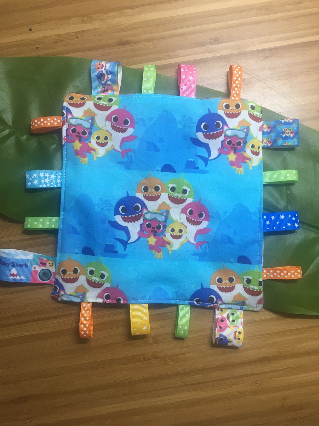 Baby Shark Inspired Crinkle Sensory Toy / Taggy Toy - Etsy Australia