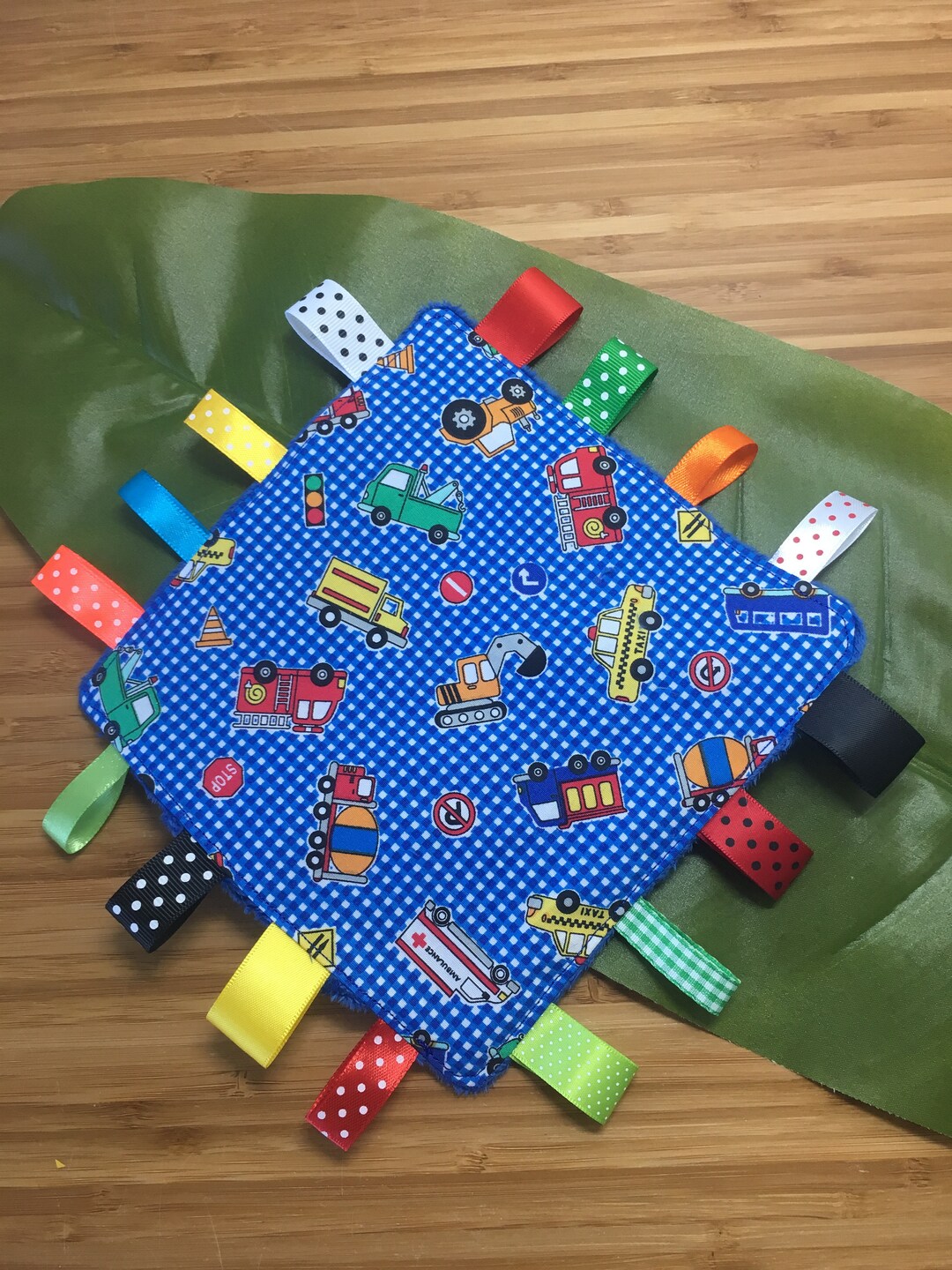 Crinkle Sensory Toy Cute Vehicles - Etsy