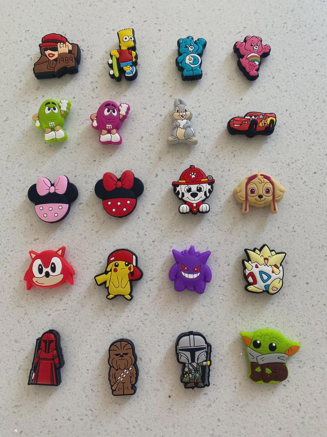 Set of 20 Silicone Character Focal / Accent / Feature Beads - Etsy