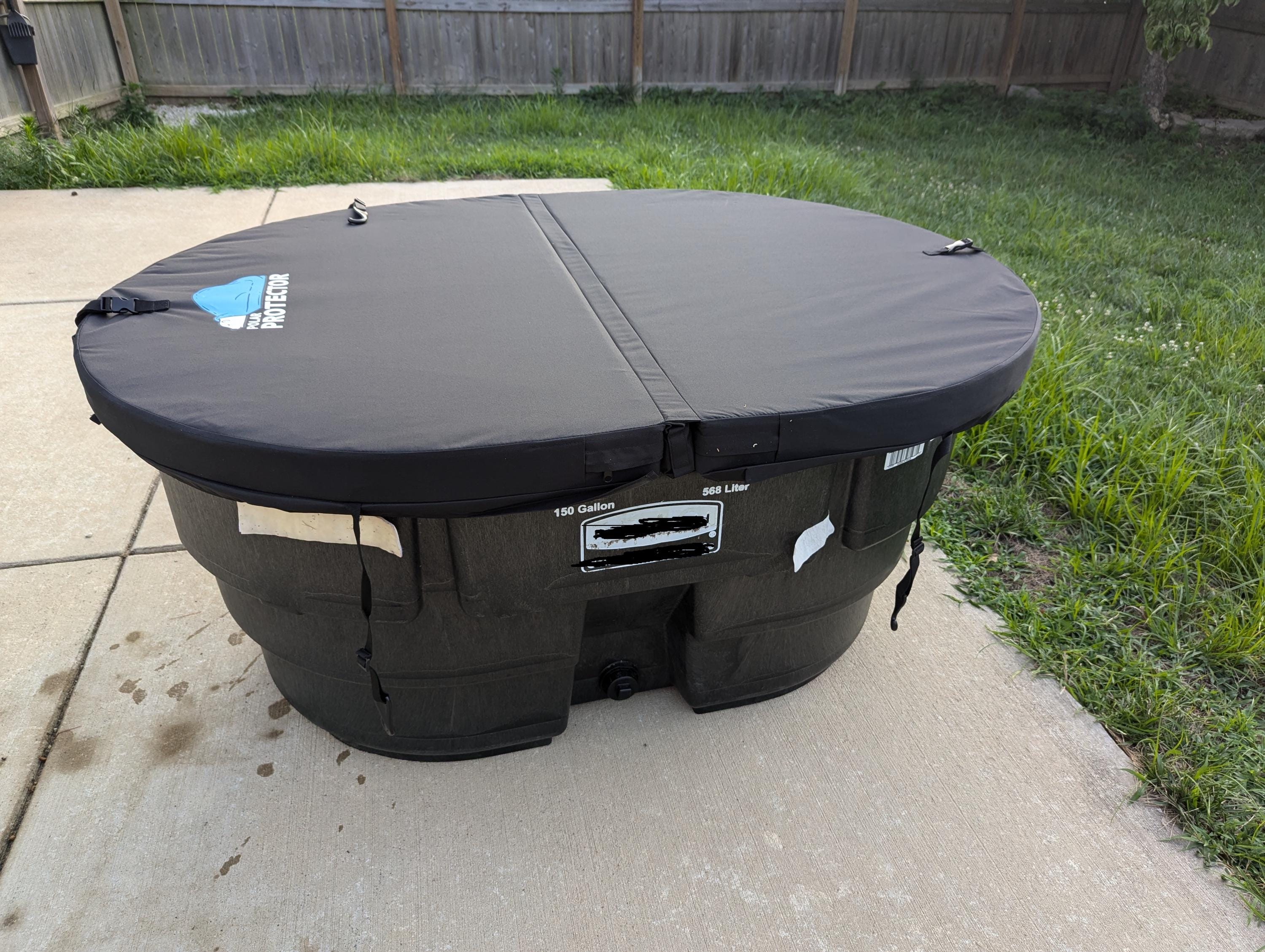 Polar Protector Insulated HARD Stock Tank Cover Ice Water Therapy Hot ...