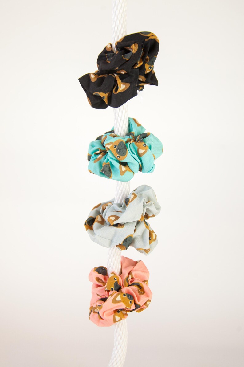 DOG FRENCHIE Hair Scrunchies 4 Pack French Bulldog Hair | Etsy